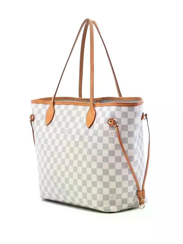 LOUIS VUITTON 2016 Damier Azur Neverfull Mm Tote Bag