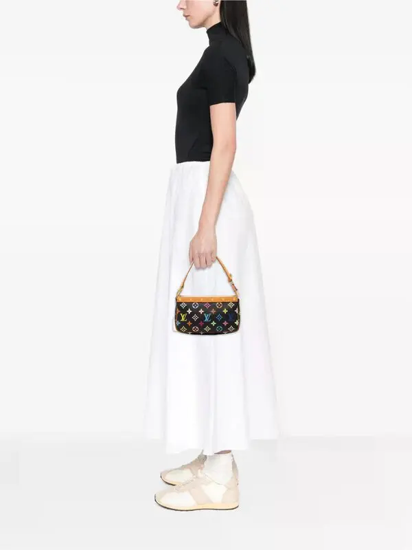 LOUIS VUITTON 2004 Monogram Multicolore Pochette Accessoires - Black