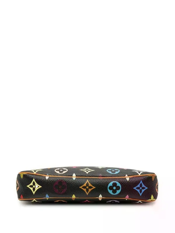LOUIS VUITTON 2004 Monogram Multicolore Pochette Accessoires - Black