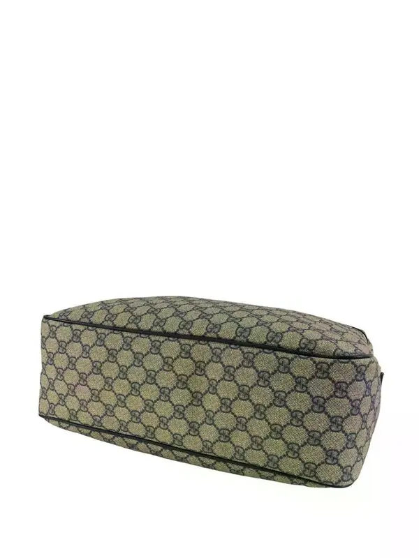 Gucci Gg Supreme Crossbody Bag - Brown