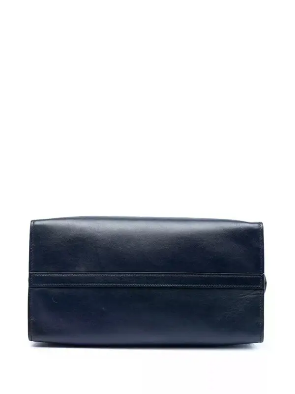 Prada Medium Saffiano Trimmed City Calf Greca Esplanade Satchel