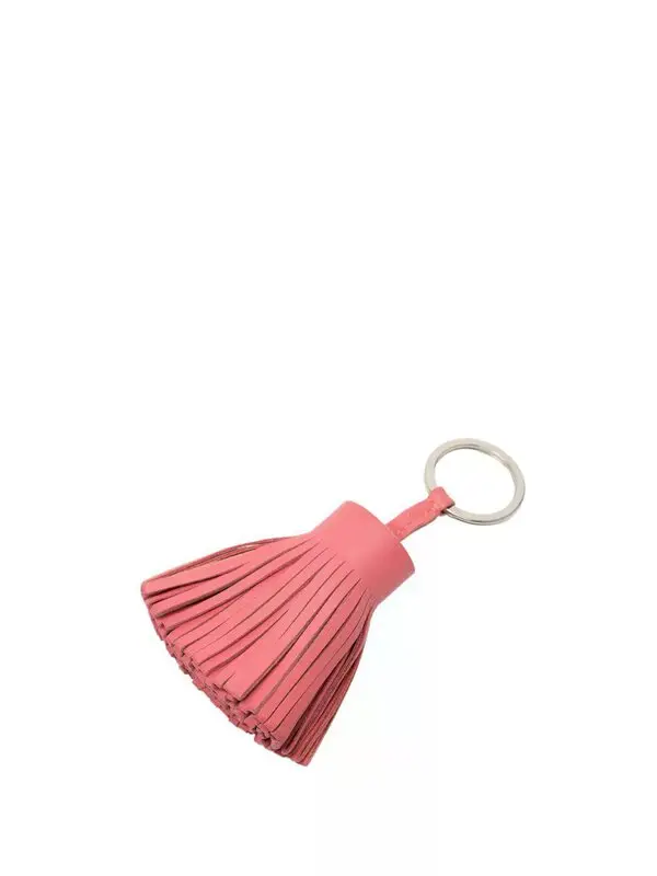 Hermès Milo Lambskin Carmen Key Chain - Pink
