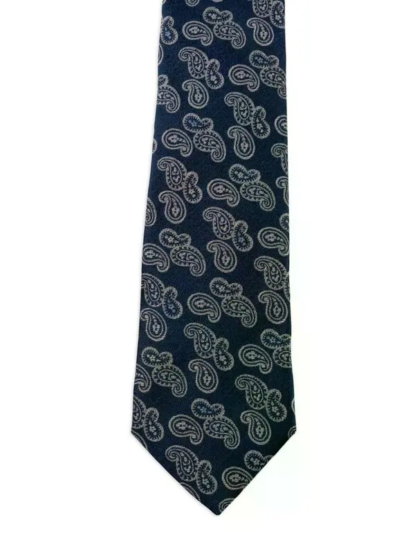 Etro Paisley-pattern Silk Neck Tie