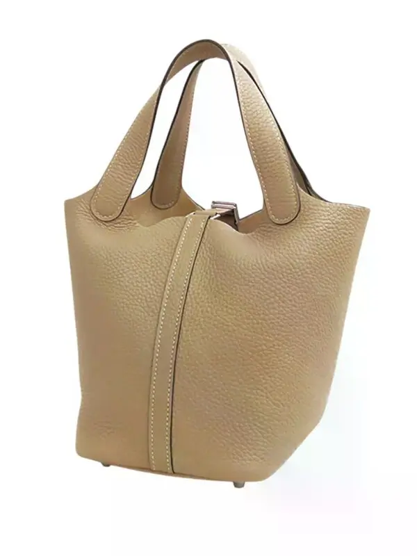 Hermès 2023 Clemence Picotin Lock 18 Handbag - Brown