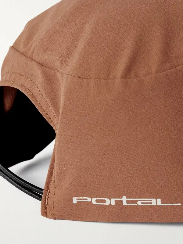 PORTAL Radius Logo-print Cap - Orange
