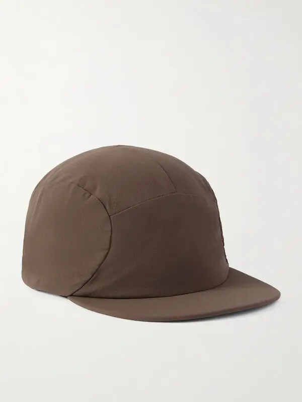 PORTAL Radius Logo-print Cap - Brown