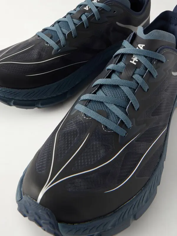 HOKA® Mafate Speed 4 Lite Ripstop Running Sneakers - Blue