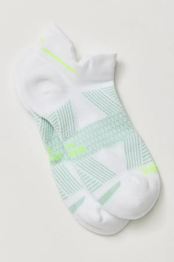 BOMBAS Colorblock Ankle Socks - White