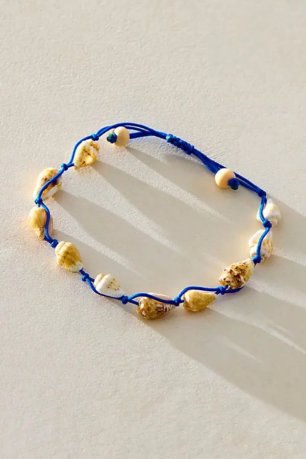 Free People Basil Bracelet - Neon Blue