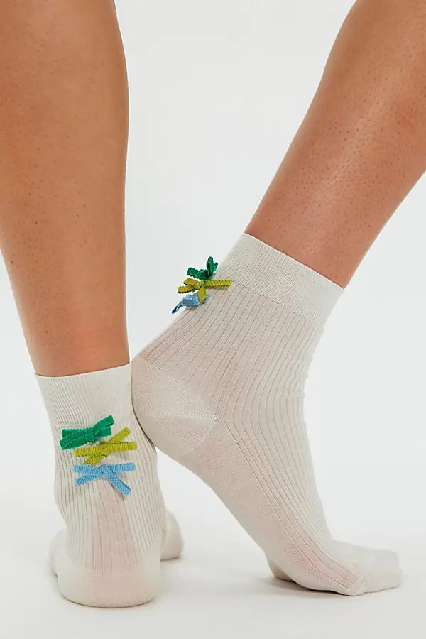 Maria La Rosa Isla Socks - Off White