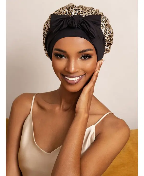 SILKSILKY Pure Mulberry Silk Bowknot Tie Bonnet - Assorted Pre-pack
