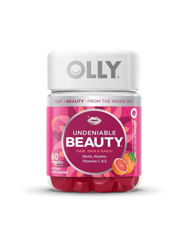 OLLY Undeniable Beauty Gummies Grapefruit Glam - No Color