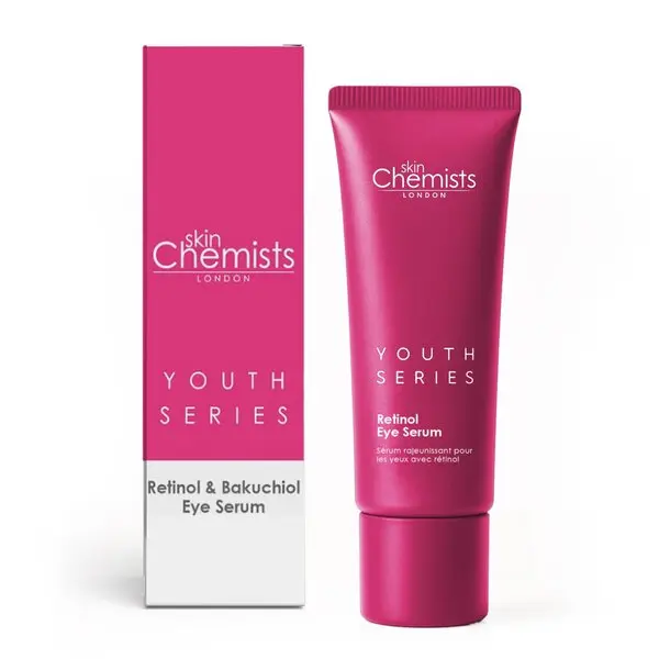 SKIN CHEMISTS Retinol & Bakuchiol Eye Serum 15ml - Pink
