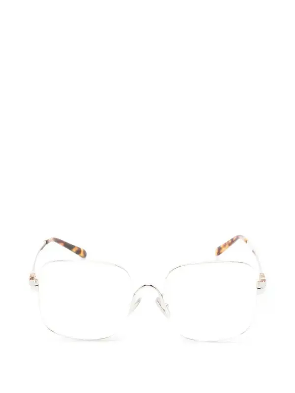 Miu Miu Square-frame Glasses - Silver
