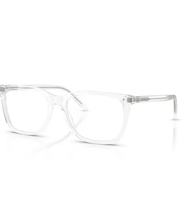 Ralph Lauren Rectangle Full Rim Eyeglasses - Transparent