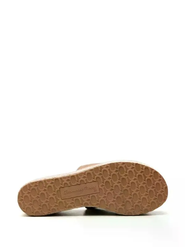 GIANVITO ROSSI Suede Espadrille Slides