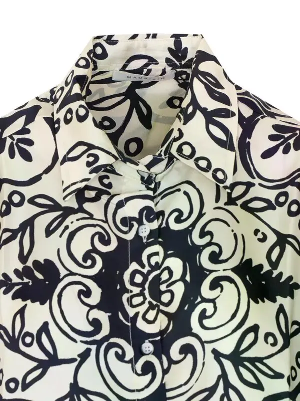 MAURIZIO PECORARO Printed Long-sleeved Shirt