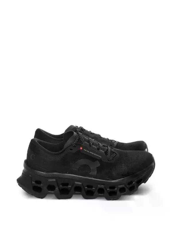 On Cloudmonster 3 Logo-print Sneakers - Black