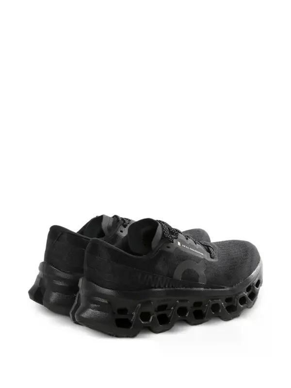 On Cloudmonster 3 Logo-print Sneakers - Black