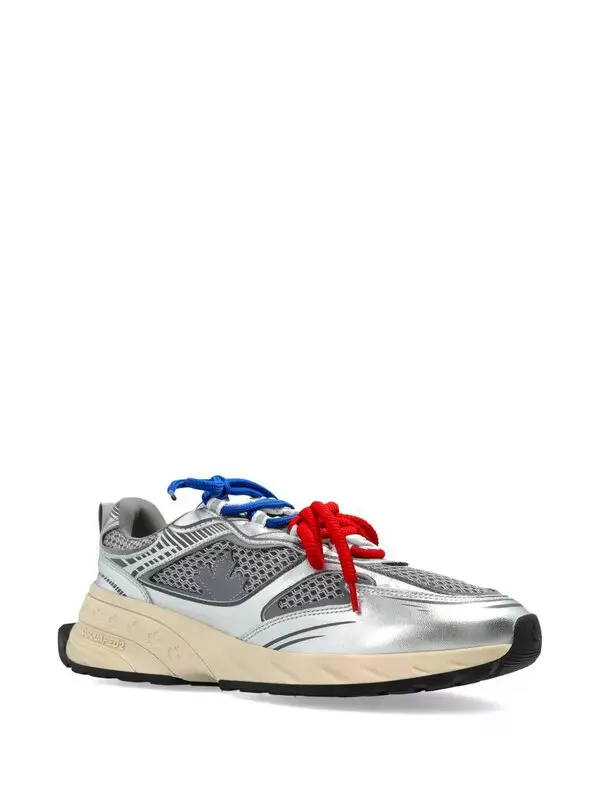 Dsquared2 Sprinter Panelled Sneakers - Silver