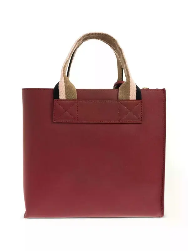 Furla Leather Tote Bag - Red