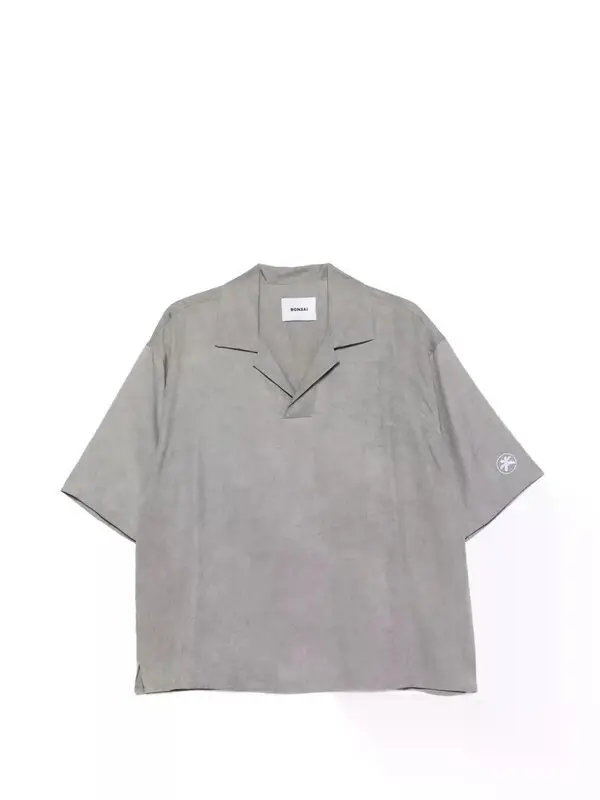 BONSAI Short-sleeve Polo Shirt - Grey