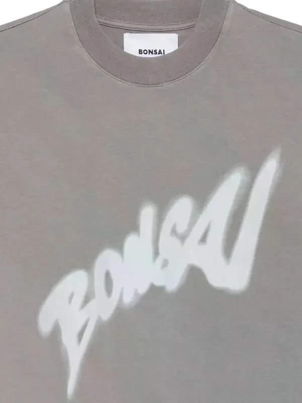 BONSAI Logo-print T-shirt