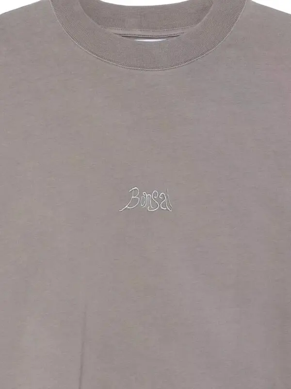 BONSAI Embroidered-logo T-shirt