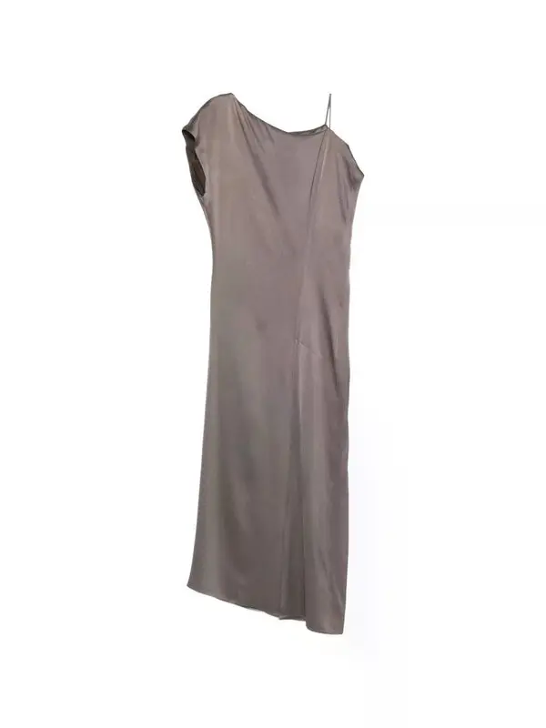 ALYSI Asymmetric Midi Dress - Grey