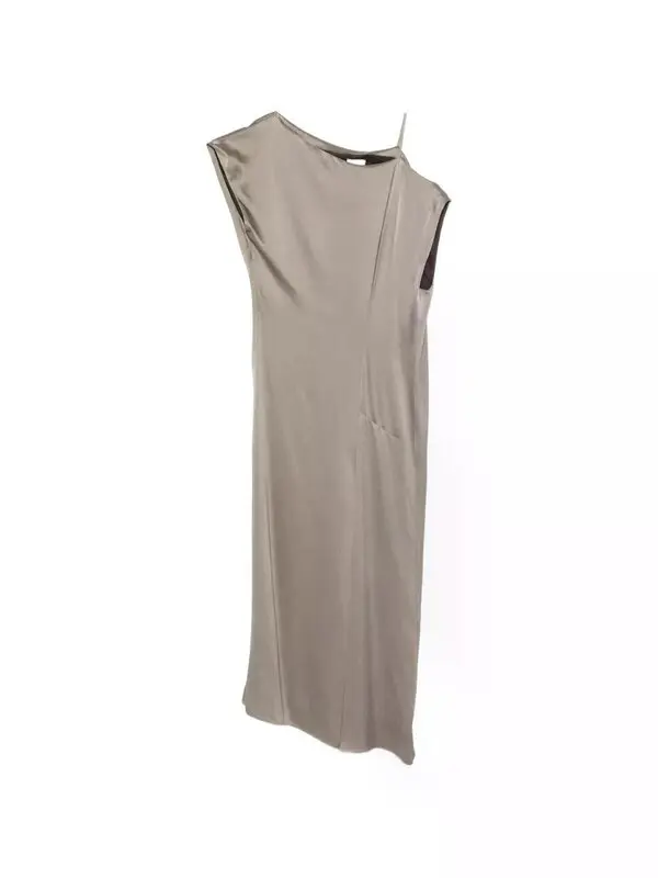 ALYSI Asymmetrical Strap Dress - Grey