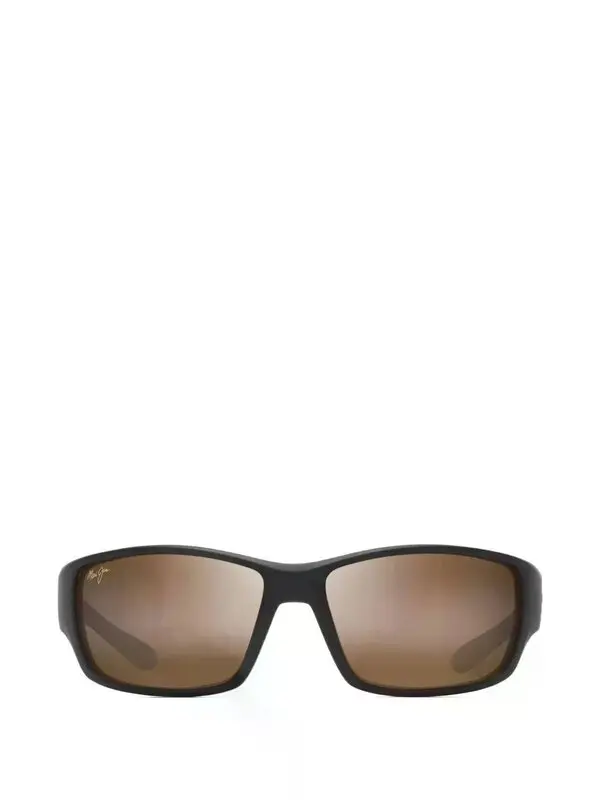 Maui Jim Local Kine Rectangle-frame Sunglasses - Black