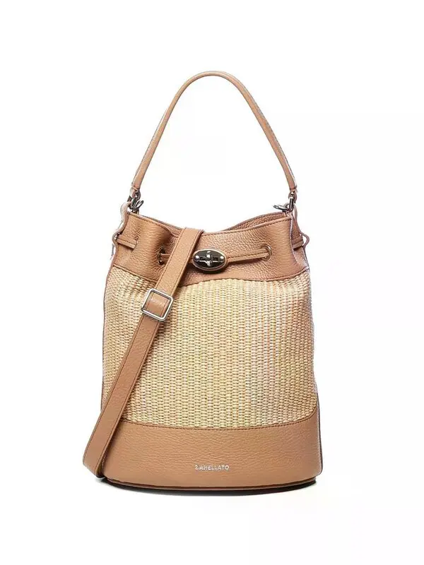 ZANELLATO Woven Bucket Bag