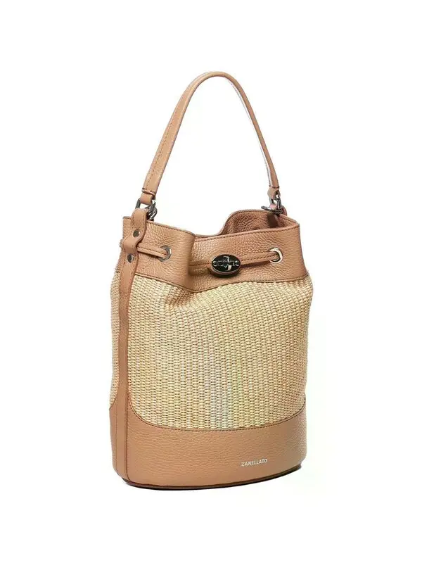 ZANELLATO Woven Bucket Bag