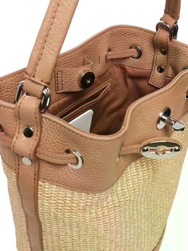 ZANELLATO Woven Bucket Bag