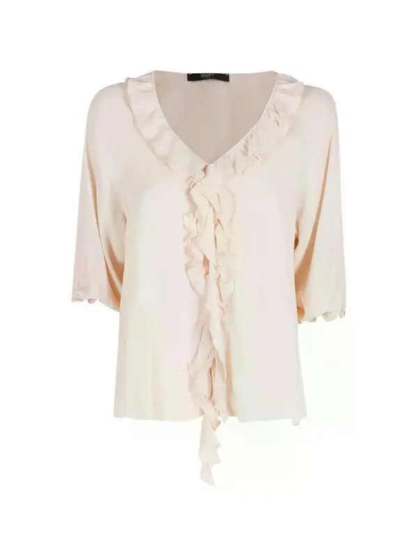 Seventy Ruffled V-neck Top