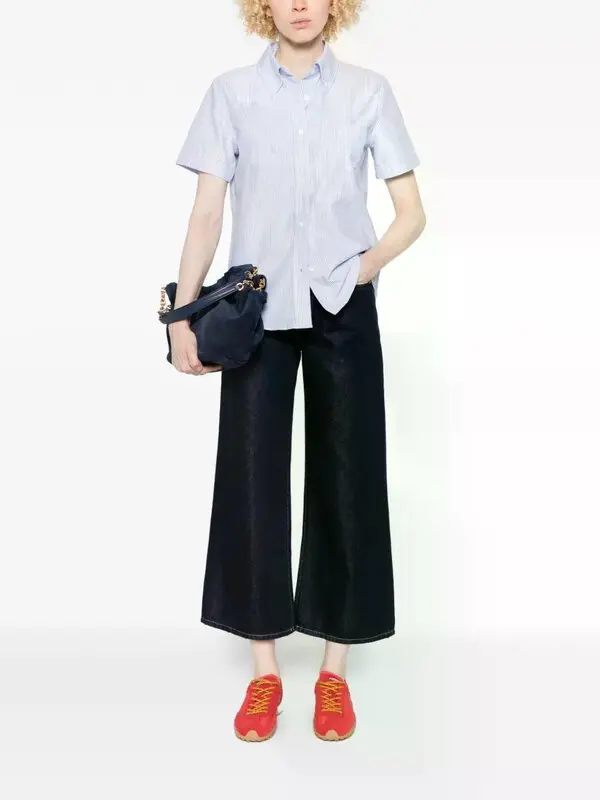 Ag Saige Wide-leg Cropped Jeans