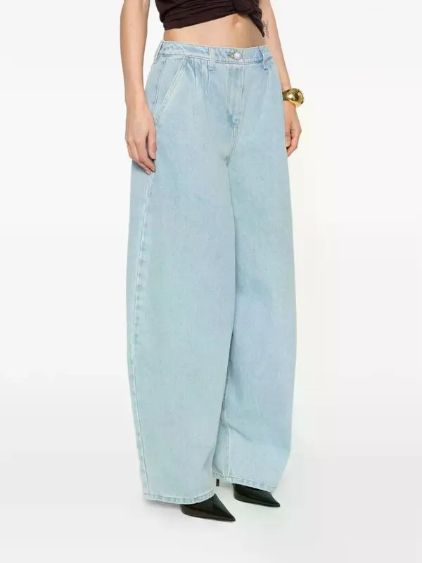 Magda Butrym Wide-leg Pleated Jeans