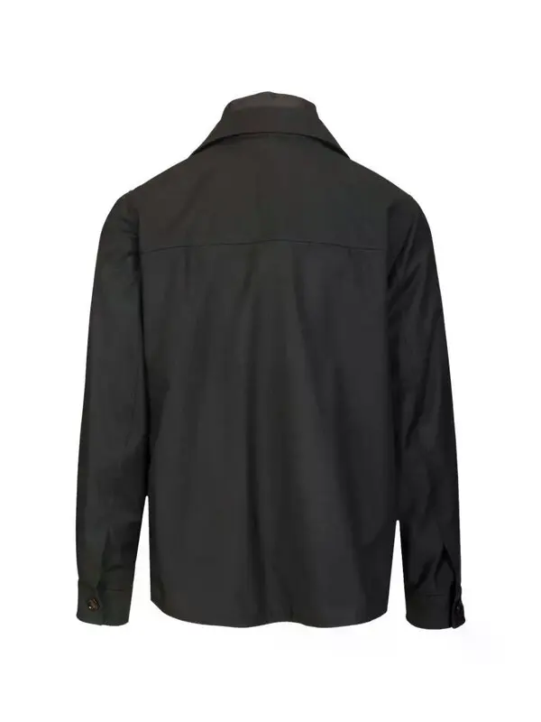 MOORER Dulac-pum Buttoned Chest-pocket Overshirt