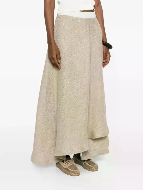 CO.GO Asymmetric Maxi Skirt
