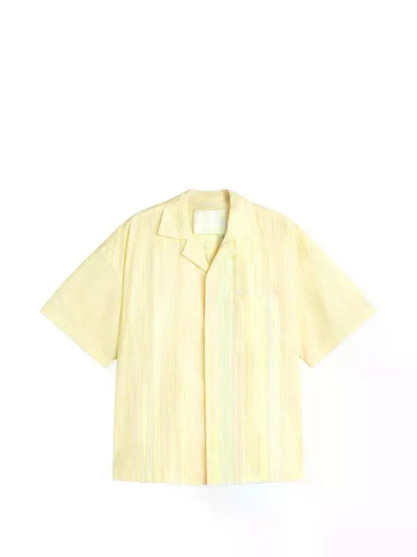 NEW AMSTERDAM SURF ASSOCIATION Pocket Striped Shirt - Yellow
