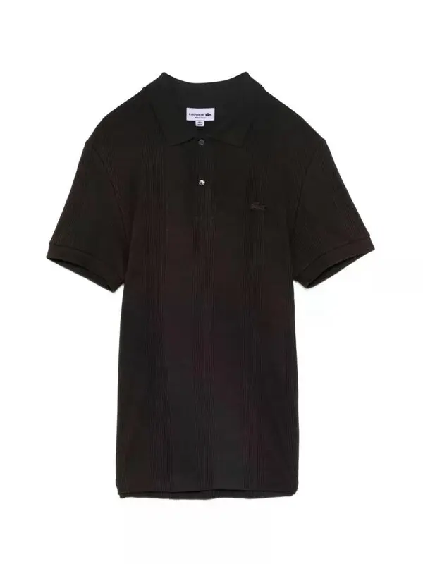 Lacoste Ribbed Logo Polo Shirt