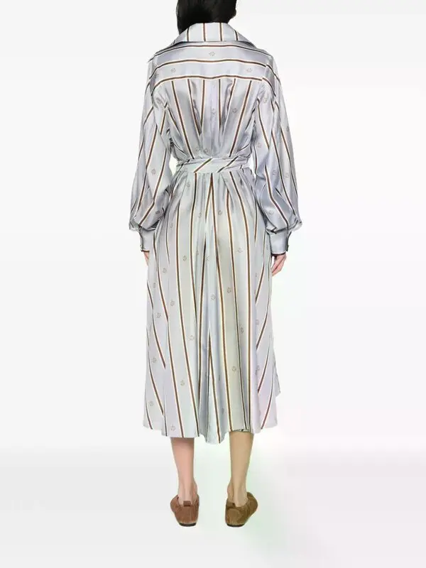 Zimmermann Striped Tie Shirt Dress
