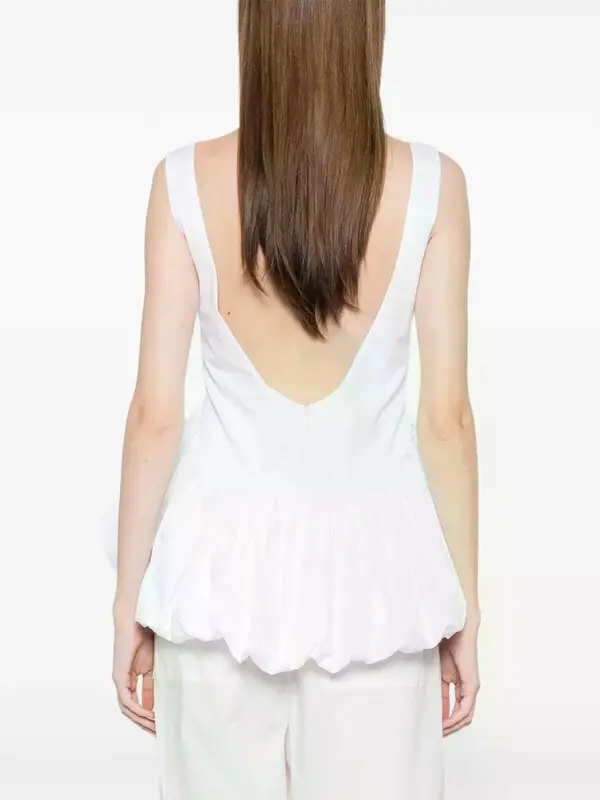 RÓHE Voluminous Peplum Top