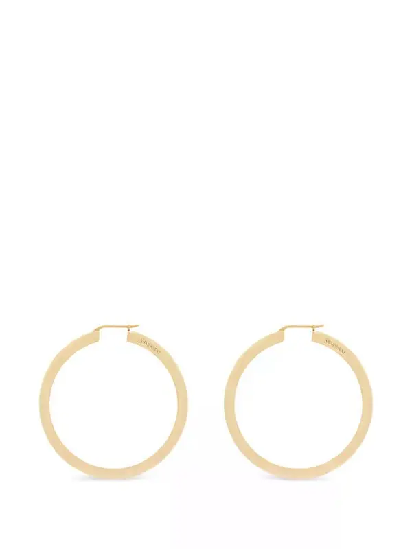 Saint Laurent Circle Hoop Earrings