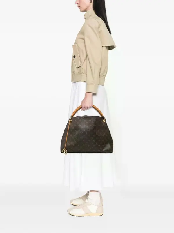 LOUIS VUITTON 2010 Monogram Artsy Mm Hobo Bag - Brown