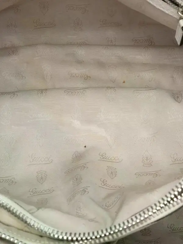 Gucci Medium Gg Canvas Bamboo Libeccio Tote Bag