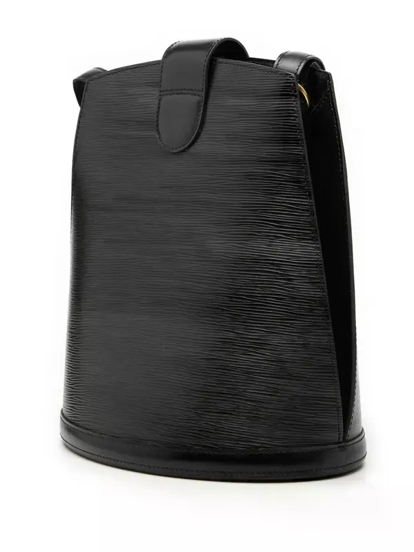 LOUIS VUITTON 1995 Epi Cluny Shoulder Bag - Black