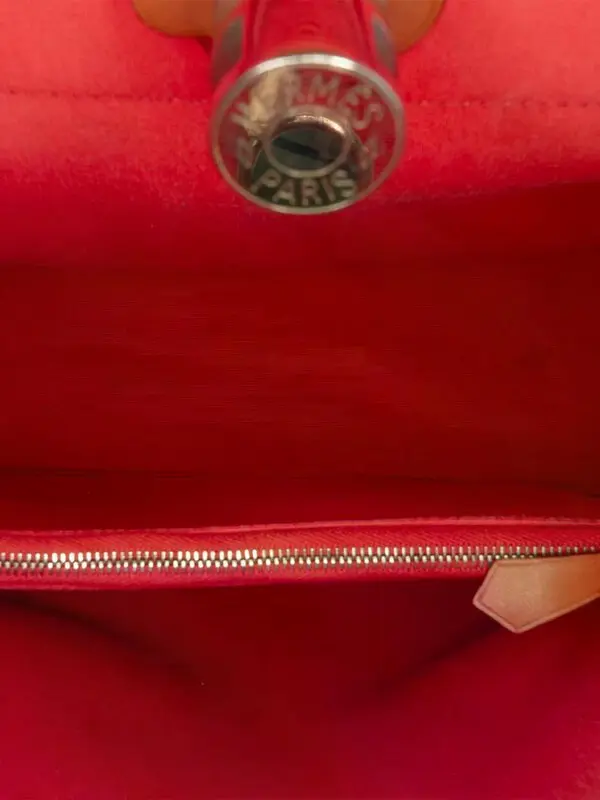 Hermès 2011 Toile Herbag Zip 31 Satchel - Brown