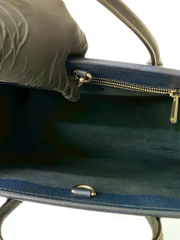 Gucci Canvas Interlocking G Satchel - Blue
