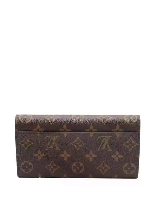 LOUIS VUITTON 2021-2025 Monogram Sarah Wallet Long Wallets - Brown